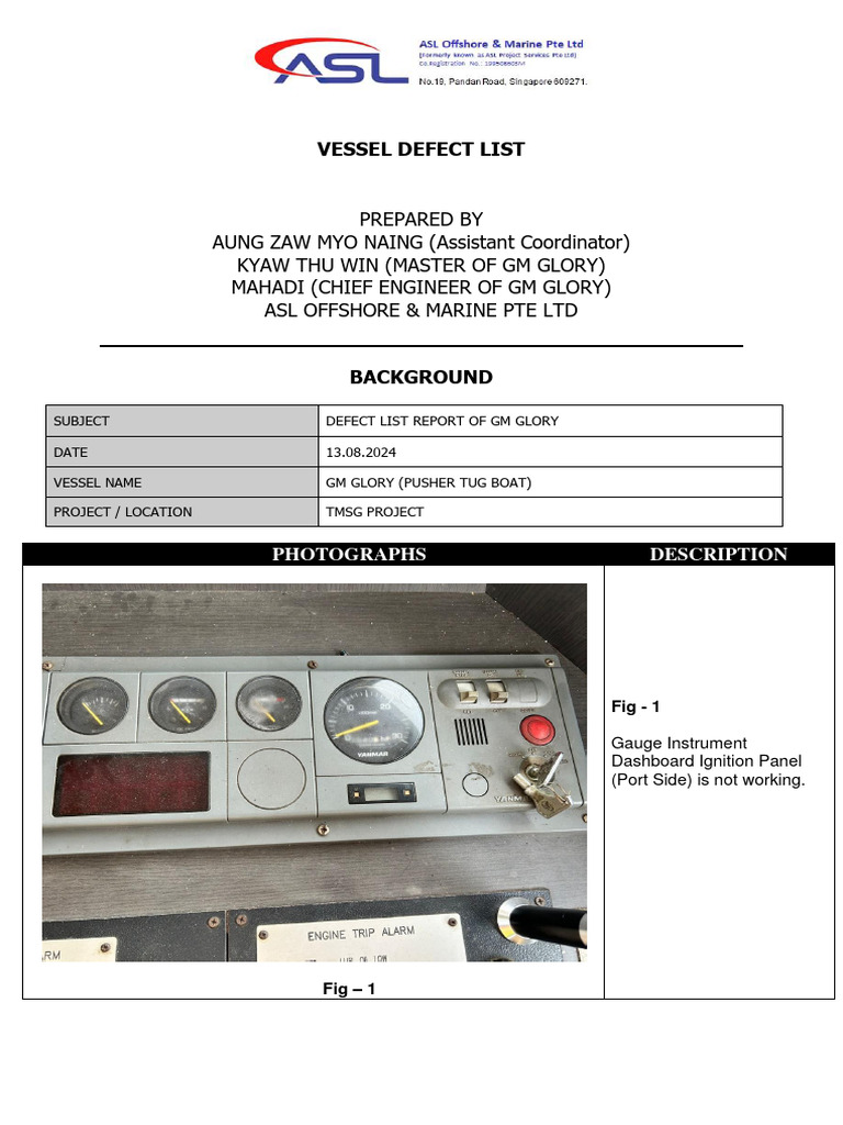 GM Glory Vessel Defect Report | PDF | Mechanical Engineering | Engines