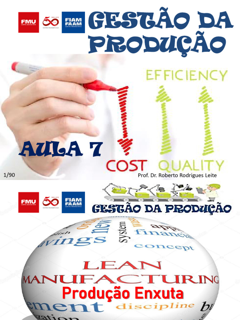 Aula 7 - GP - Lean Manufacturing-OEE-TEEP | PDF | Fabricação enxuta ...