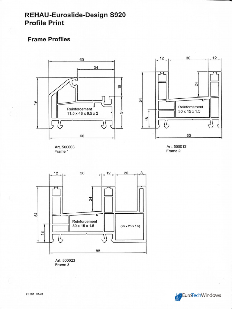 REHAU S920 ProfilePrint | PDF