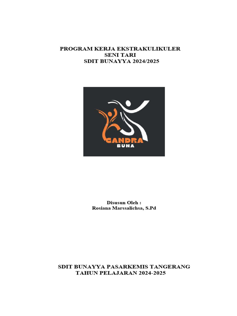 Proker Seni Tari 2024-2025 | PDF