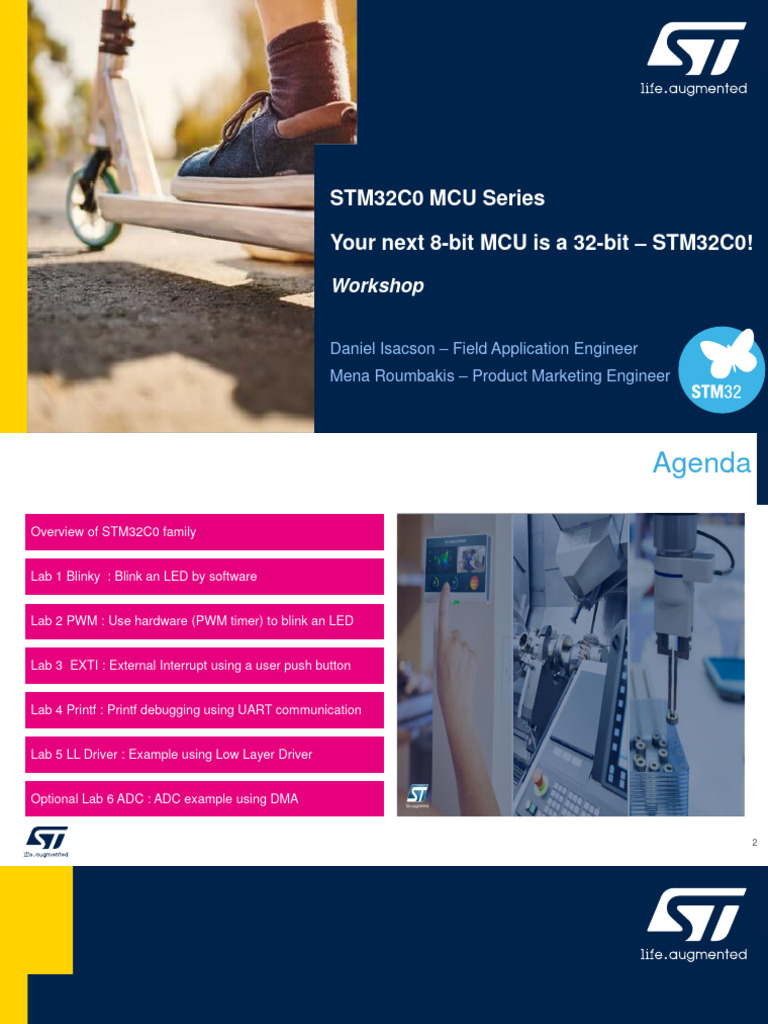 Microcontrollers - STM32C0 in Person Workshop - V1.8 | PDF | Microcontroller | Computing