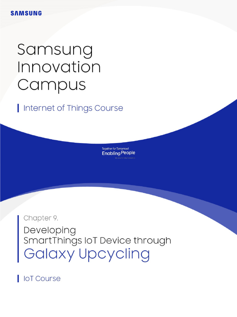 SIC IoT Chapter 9. Galaxy Upcycling Rev2.1 | PDF | Internet Of Things | Sustainability