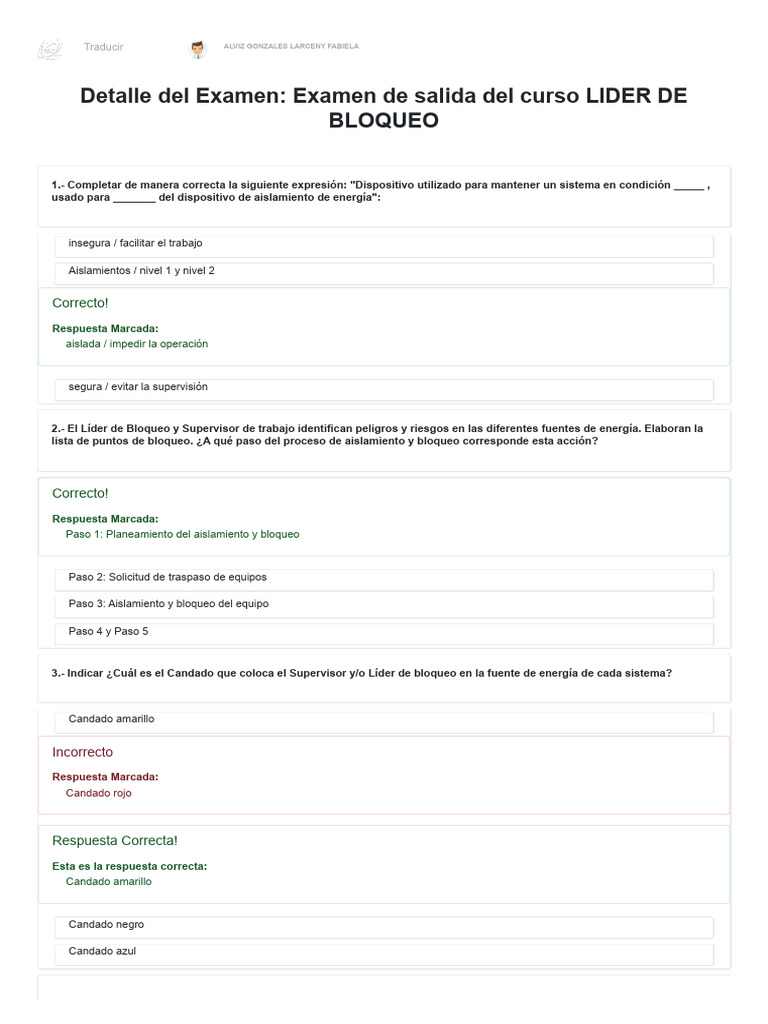 Examen de Liderazgo en Bloqueo | PDF