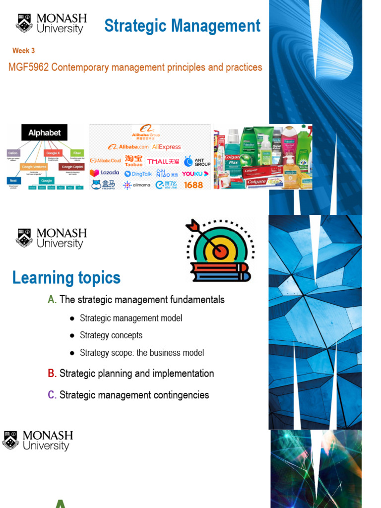 Lecture - Strategic Management | PDF | Strategic Management | Competitive Advantage