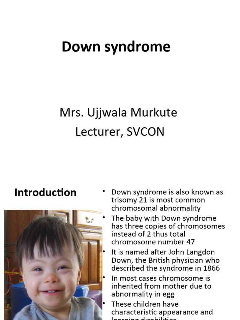 Down Syndrome-03 | PDF | Down Syndrome | Diseases And Disorders