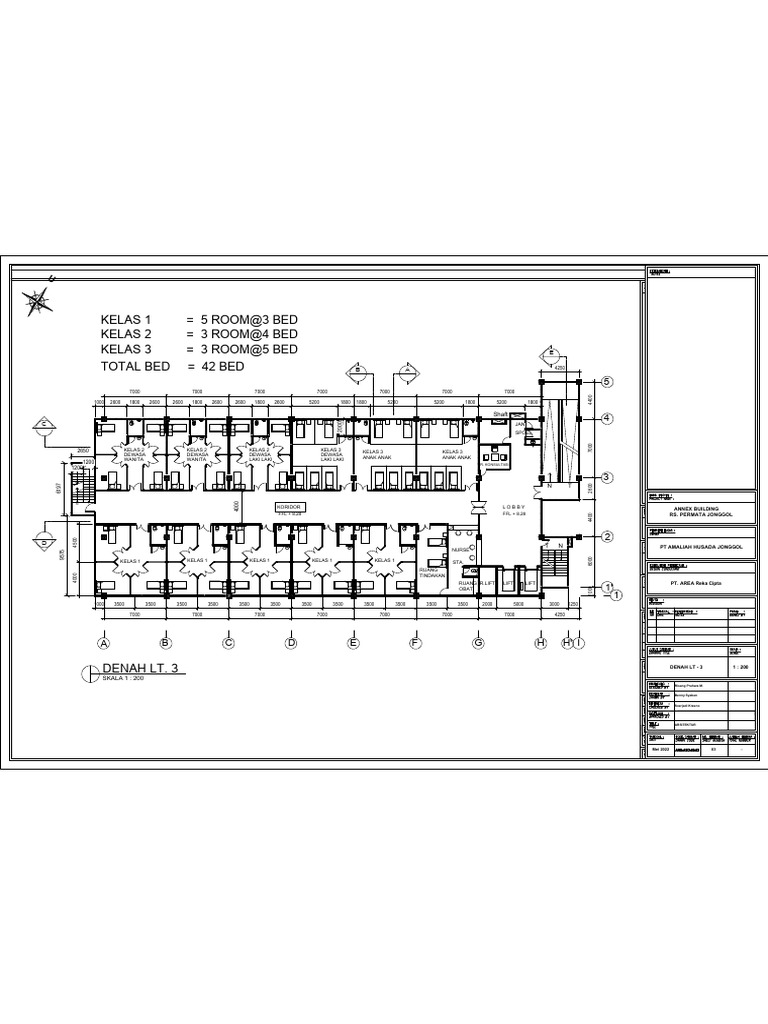 Denah RSPJ Lantai 3 | PDF