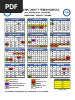 MDCPS 2025-2026 School Calendar | PDF | Academic Term | Holidays