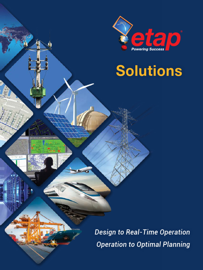 ETAP Solutions Overview | PDF | Electrical Grid | Photovoltaic System