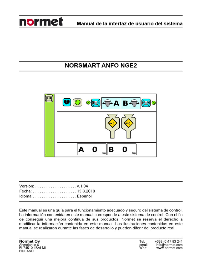 Control System User Interface Manual ES | PDF | Ventana (informática ...