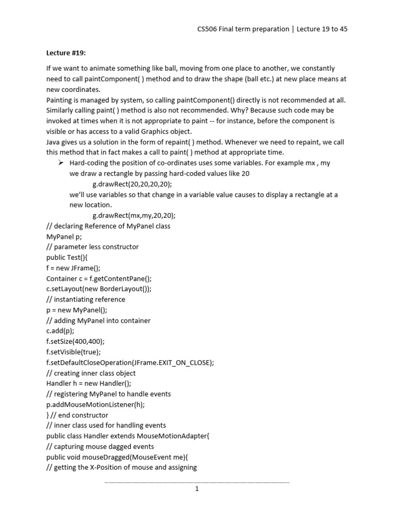 CS506 Final Term Lec 19 To 45 | PDF | Port (Computer Networking) | Web Server