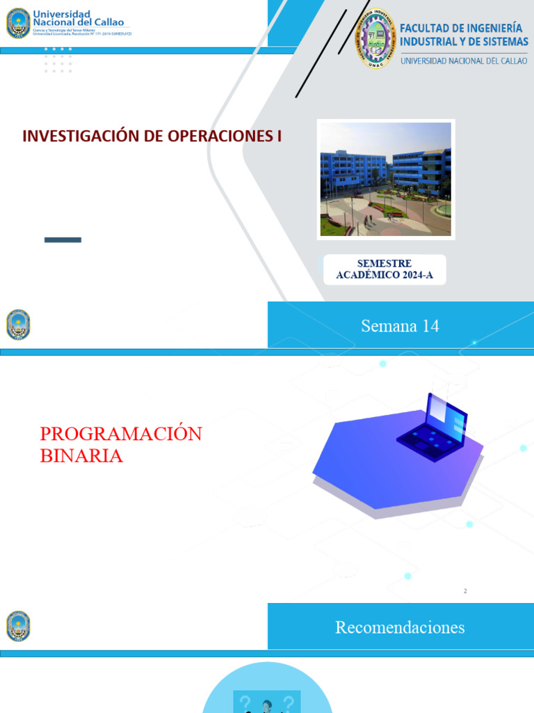 Programación Binaria en Optimización | PDF | Presupuesto | Programación ...