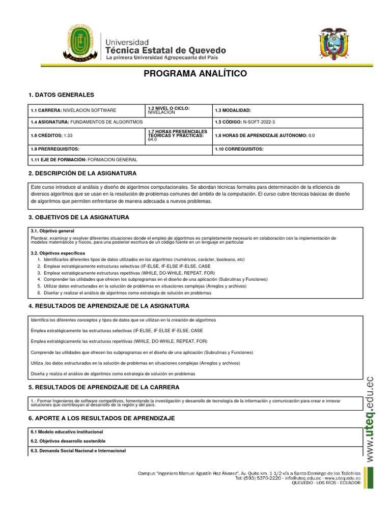 Fundamentos de Algoritmos Clase | PDF | Algoritmos | Programación de ...
