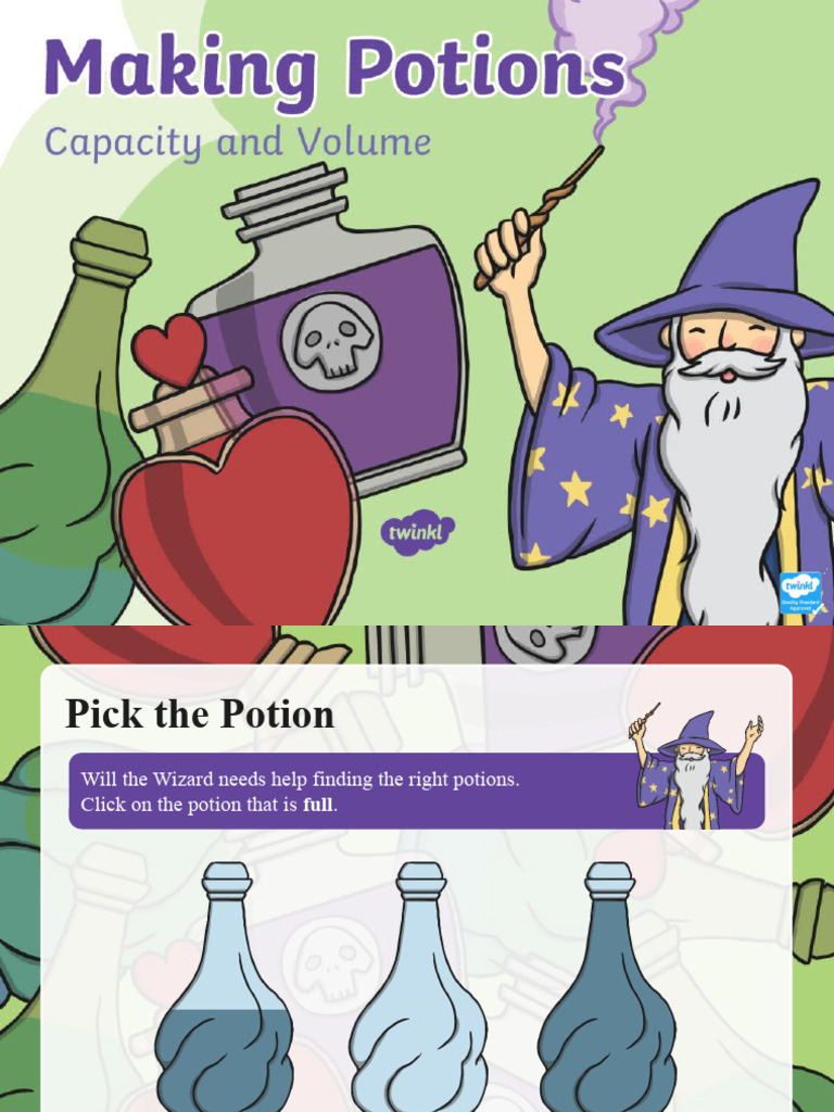 T N 2545298 EYFS Potions Capacity and Volume PowerPoint - Ver - 5 | PDF ...
