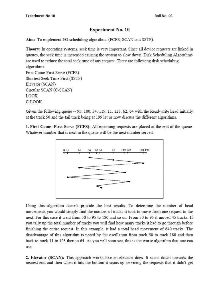 OS Experiment 10 Writeup | PDF | Algorithms And Data Structures | Algorithms