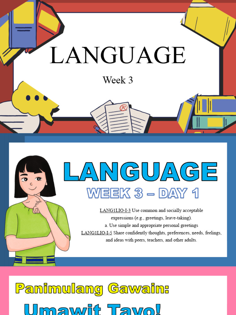 Language Week 3 | PDF