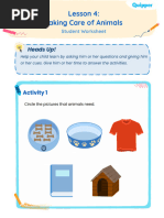 Caring for My Body: A Worksheet | PDF