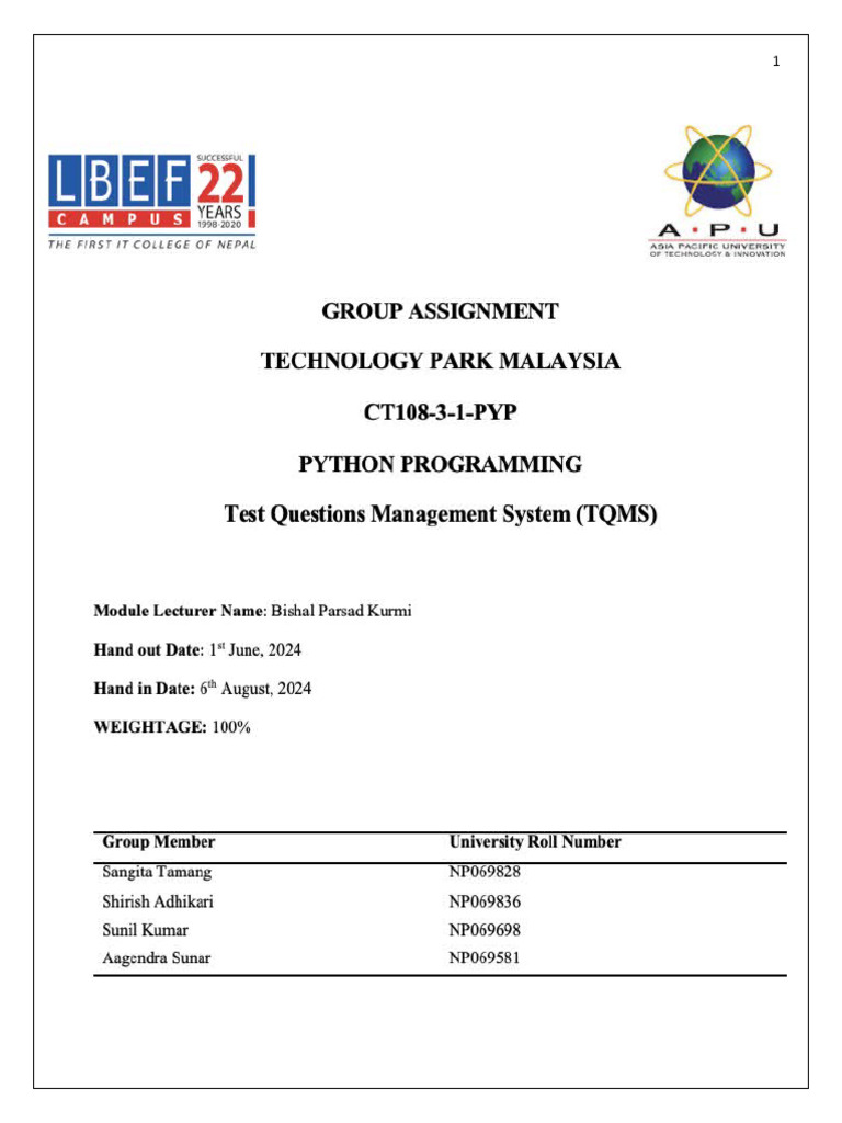 Python Assignment | PDF | Control Flow | Computer File Python Assignment | PDF | Control Flow | Computer File