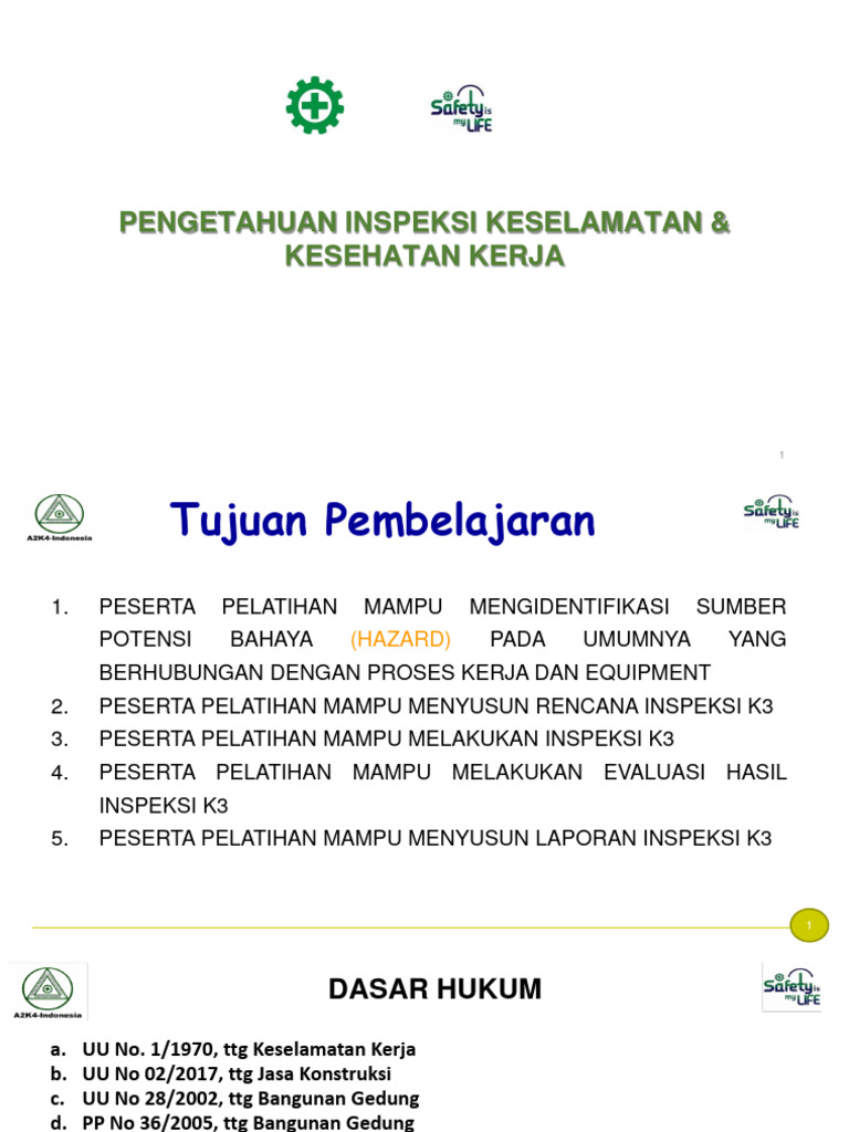 Pengetahuan Inspeksi K3 | PDF