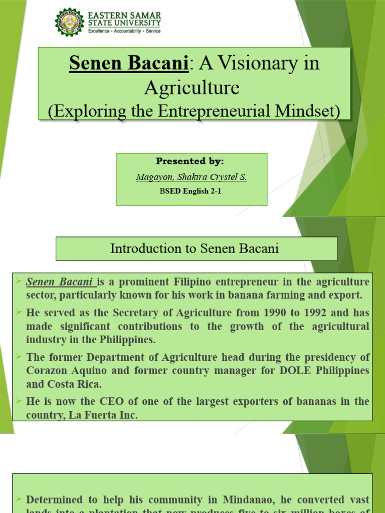 Bacani Entrep 035020 | PDF | Agriculture | Banana