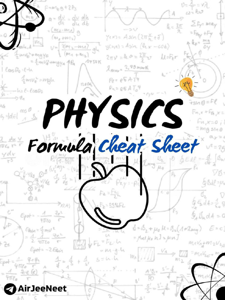 Physics Formula Cheat Sheet | PDF Physics Formula Cheat Sheet | PDF
