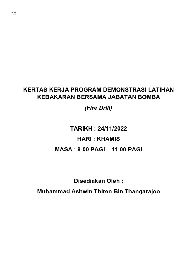 Bomba Kertas Kerja | PDF
