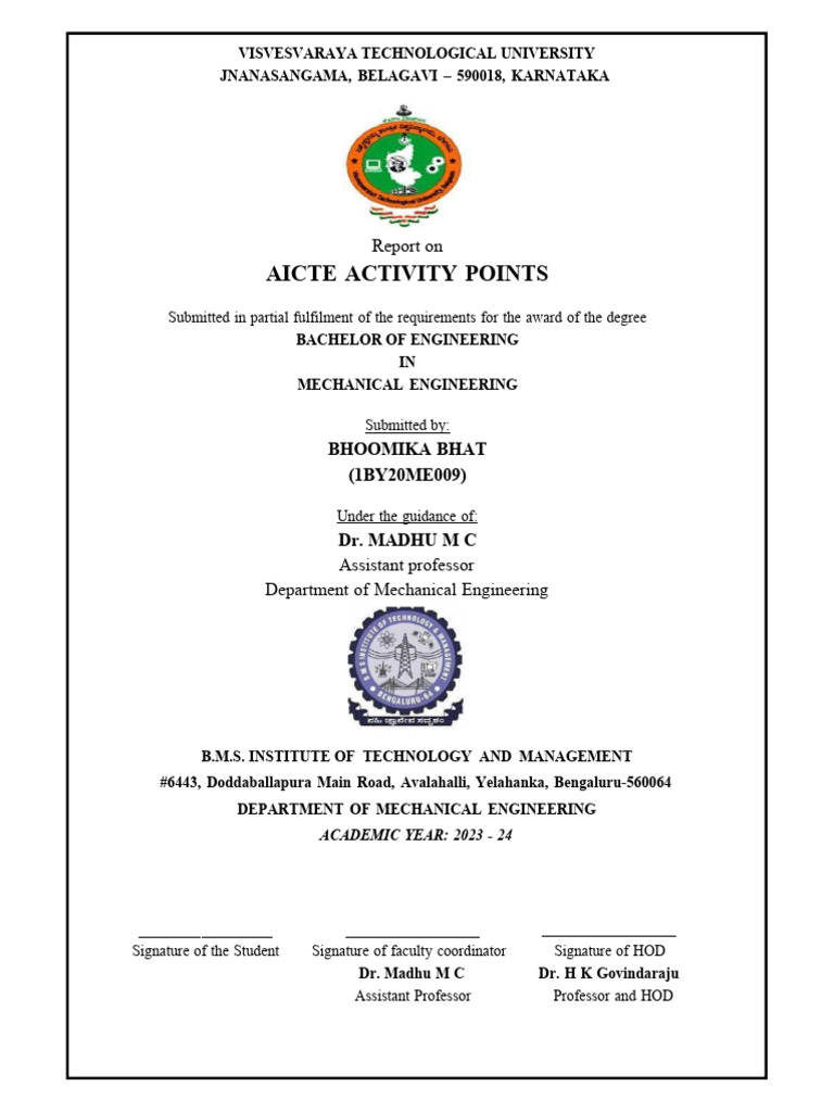 Aicte Report 1by20me009-1 | PDF | Waste | Waste Management