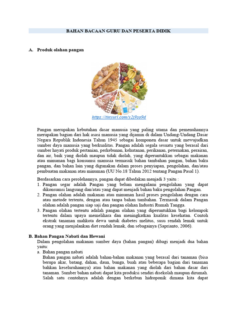 Latihan Soal 1 Produk Olahan Pangan Nabati Dan Hewani | PDF | Kesehatan Holistik