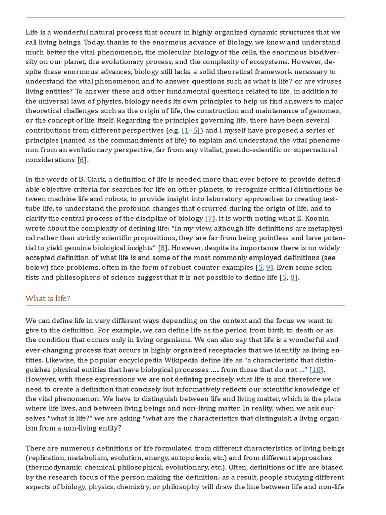 What Is Life - PMC Part 2 | PDF | Life | Evolution