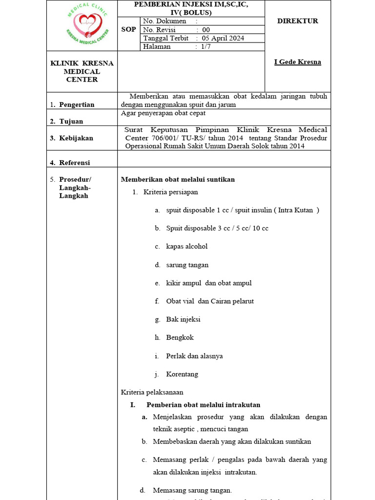 Sop Im, Ic, IV | PDF