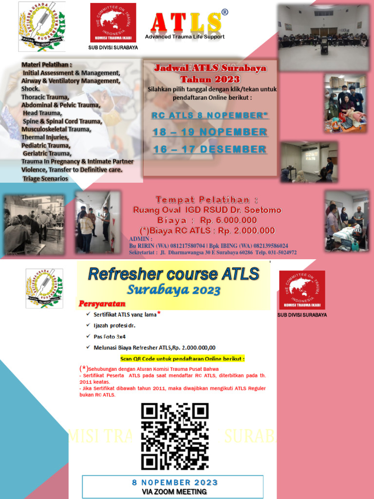 RC ATLS 8 Nopember, ATLS Nop Dan Des 2023 | PDF