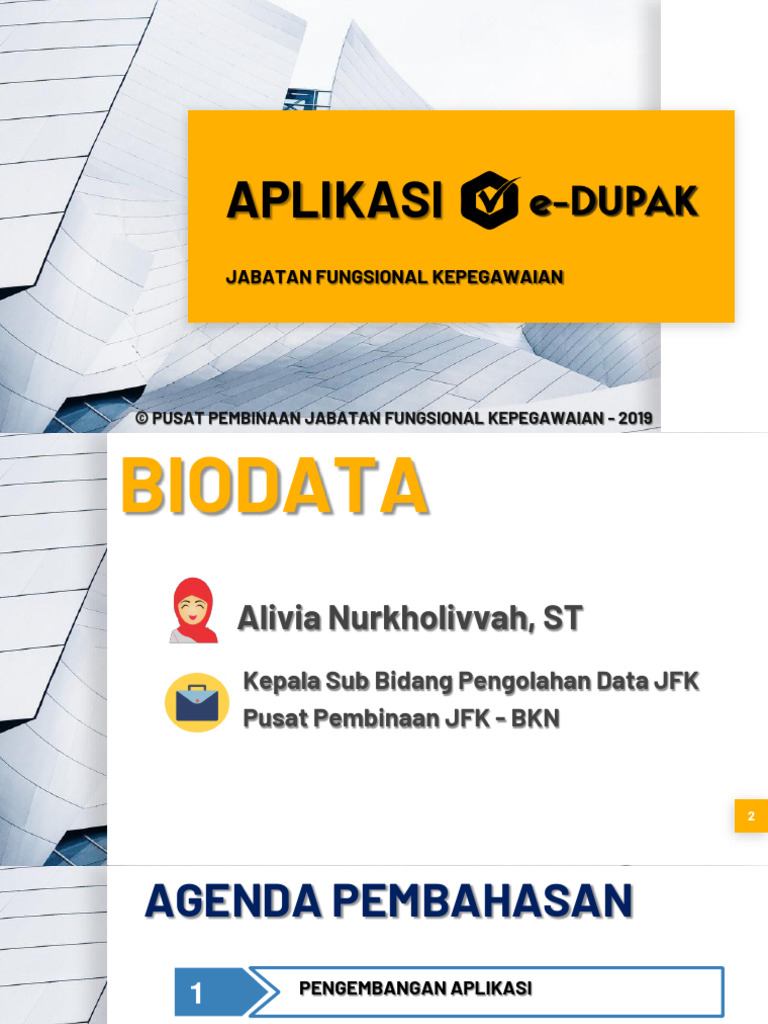 Materi Aplikasi Dupak JFK | PDF