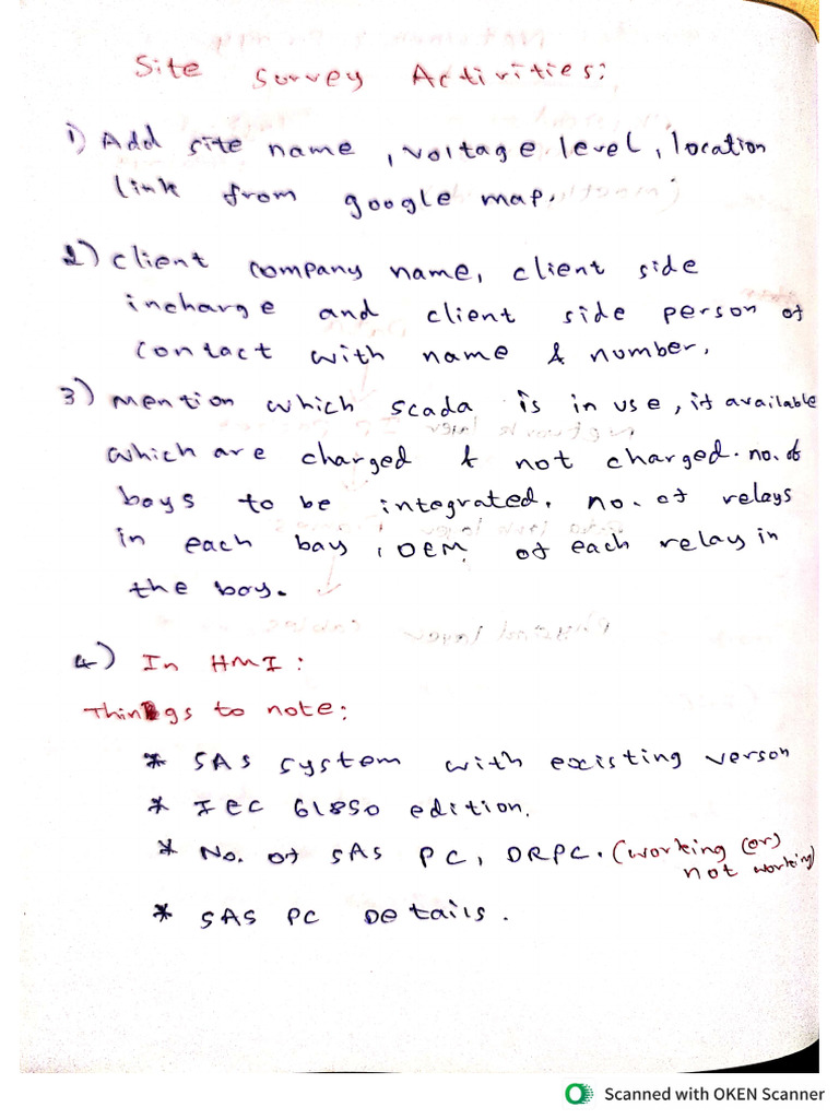 Mohamed Riyas - Site Survey | PDF