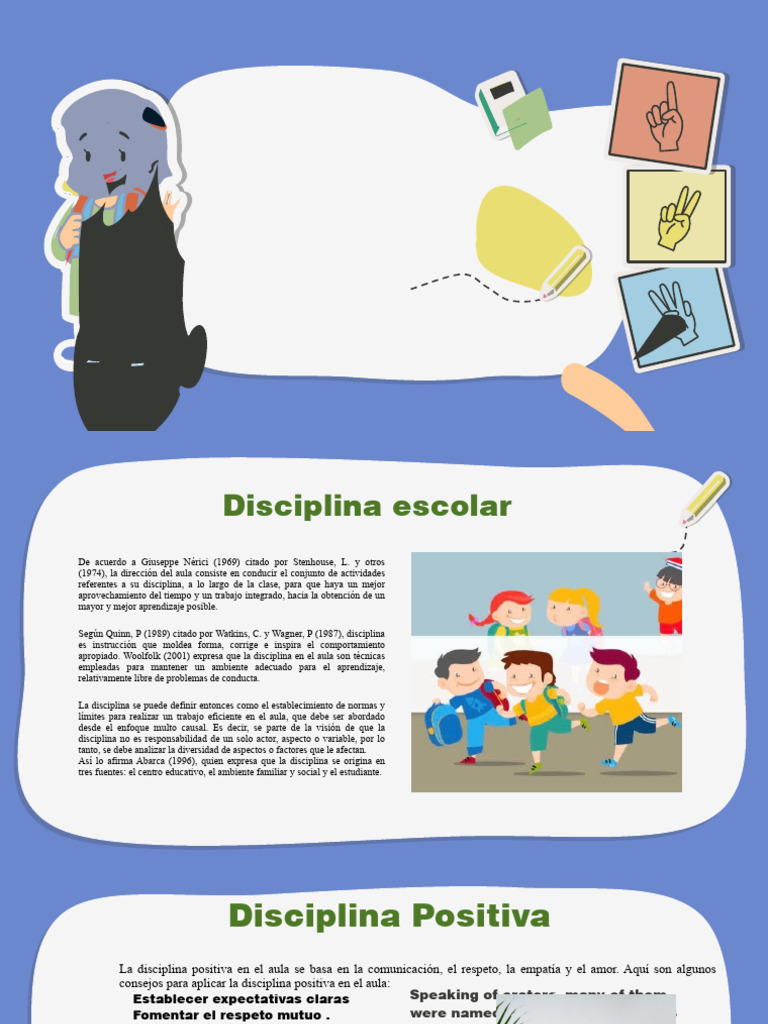 Estrategias de Disciplina Escolar Efectiva | PDF | Salón de clases ...
