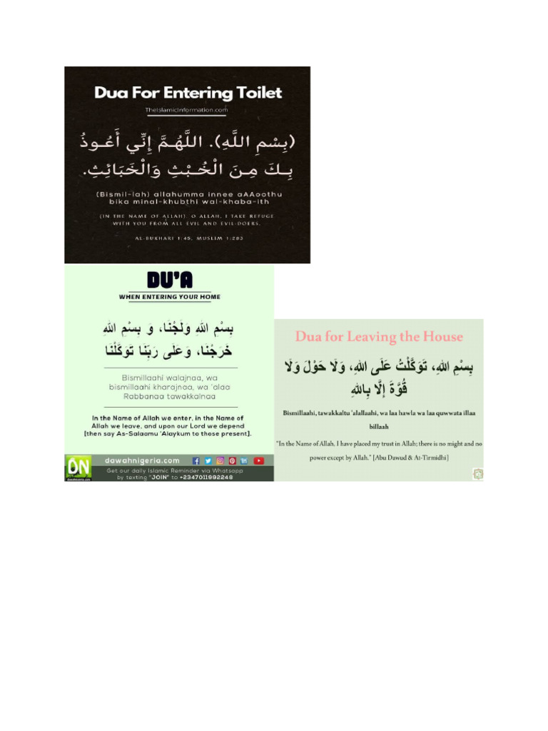 Duwaa | PDF