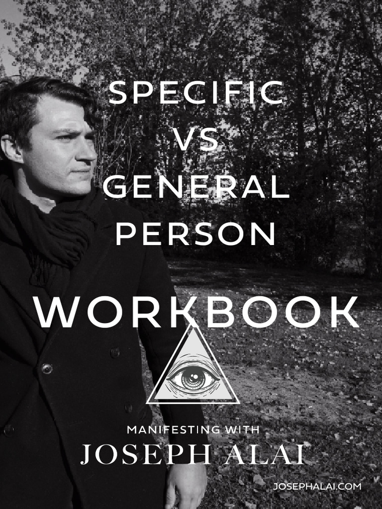 Workbook Specific Person Vs General Person Manifesting | PDF | Mental ...