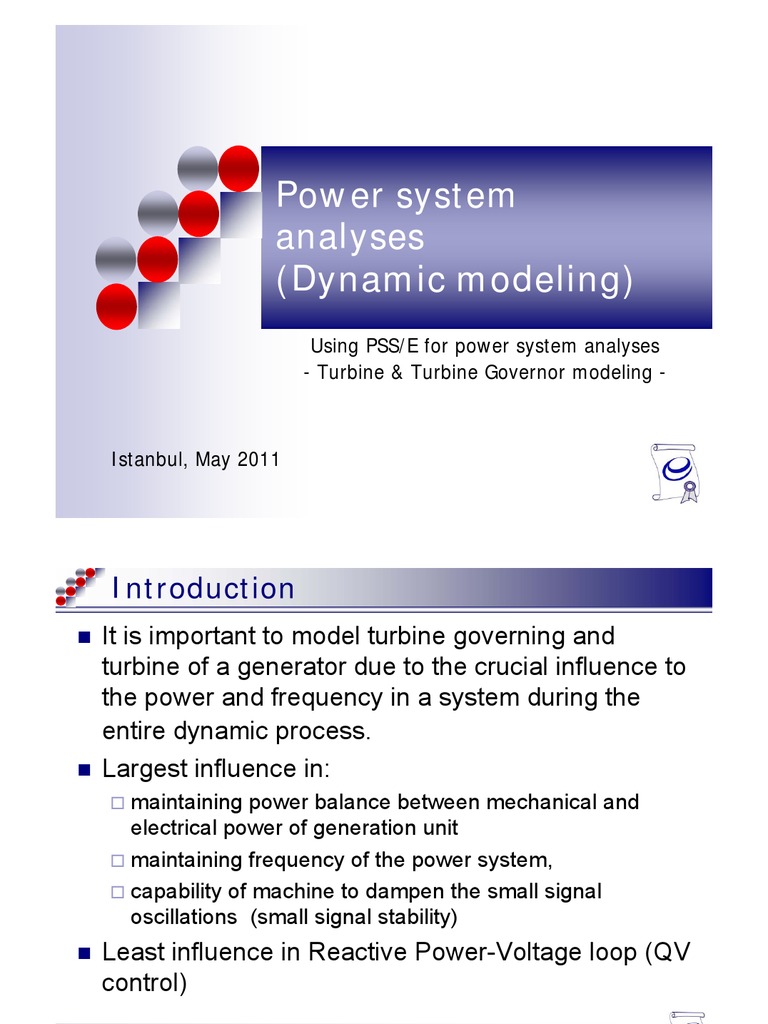 Turbine Governor Modeling in PSS/E | PDF | Hydroelectricity | Power Station