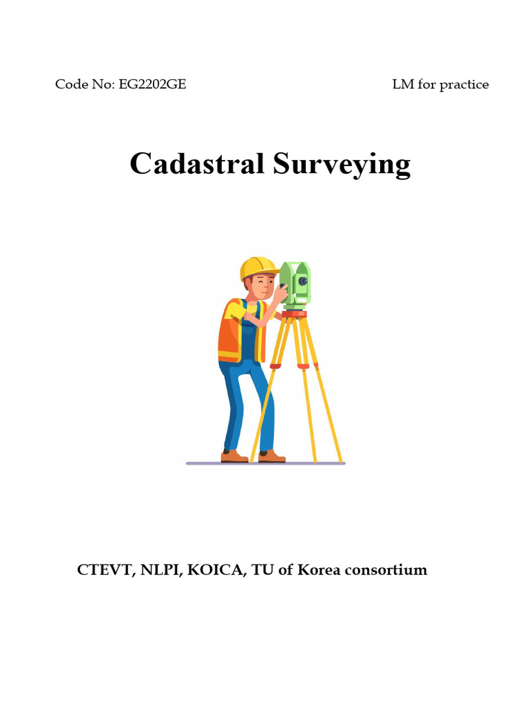 Writing Sample (Cadastral Survey (B8, B9) ) | PDF | Surveying ...