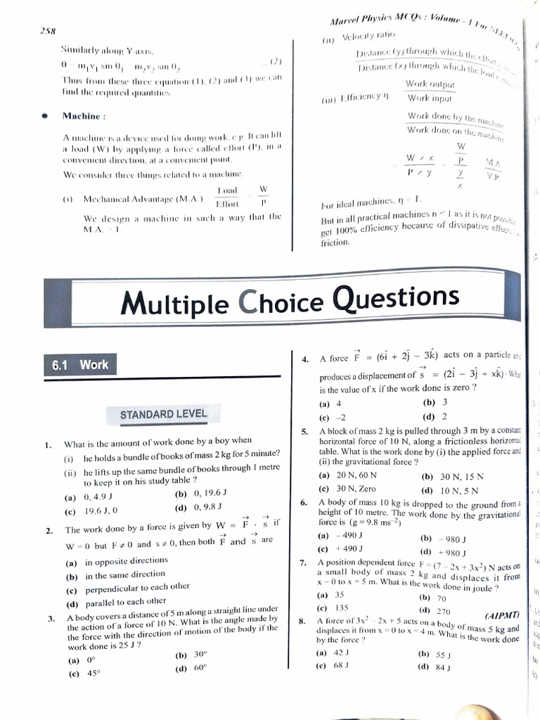 WPE marvel Physics | PDF | Force | Mass
