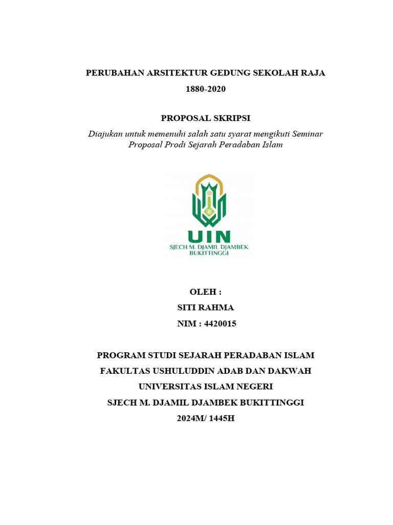 Proposal Rahma Rangkap BIM 5 | PDF