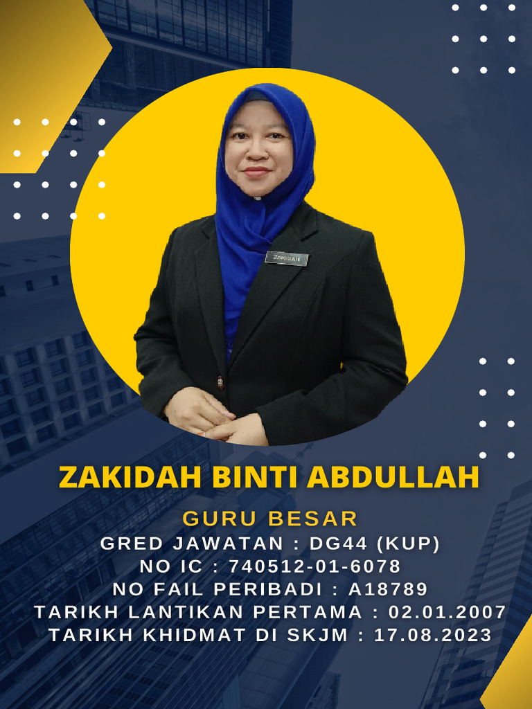 Poster GURU SKJM Terkini | PDF