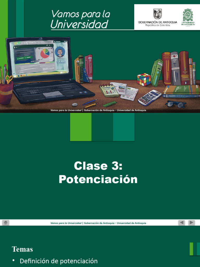Clase 3_Potenciación | PDF | Exponenciación | Entero