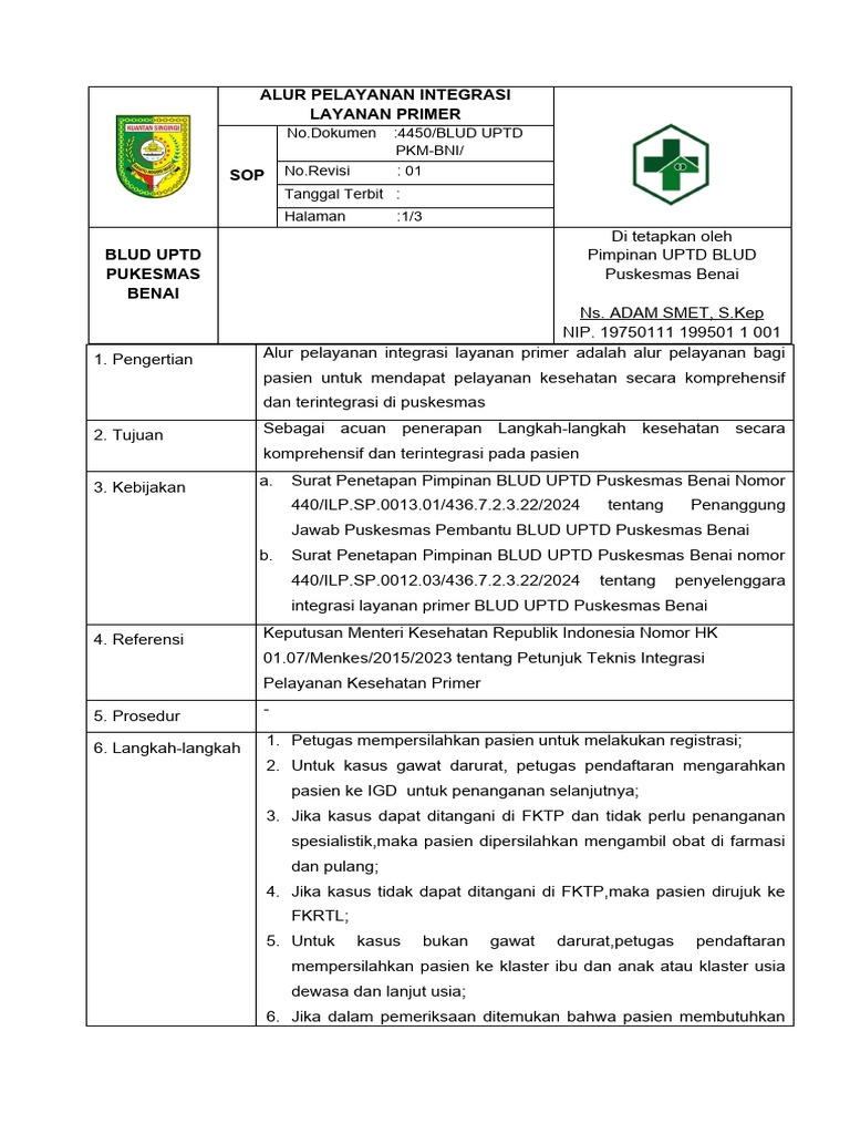 Sop Ilp | PDF | Pengembangan Diri