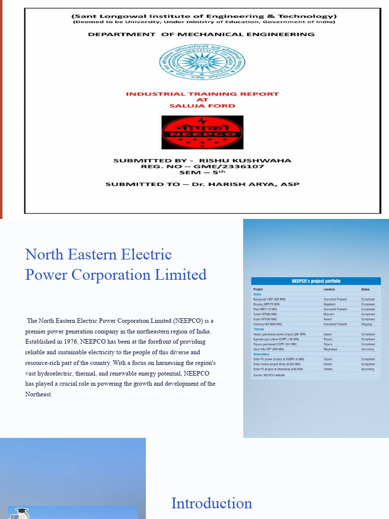 North Eastern Electric Power Corporation Limited | PDF | Electricity ...