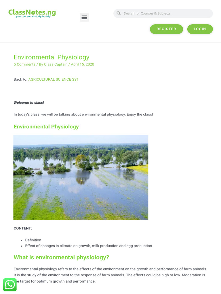 EnvironmentalPhysiology-ClassNotes - NG 1723443519178 | PDF | Humidity ... EnvironmentalPhysiology-ClassNotes - NG 1723443519178 | PDF | Humidity ...