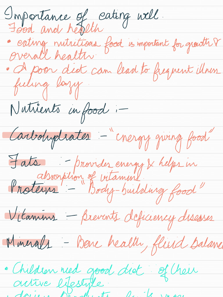 Good Health Notes | PDF