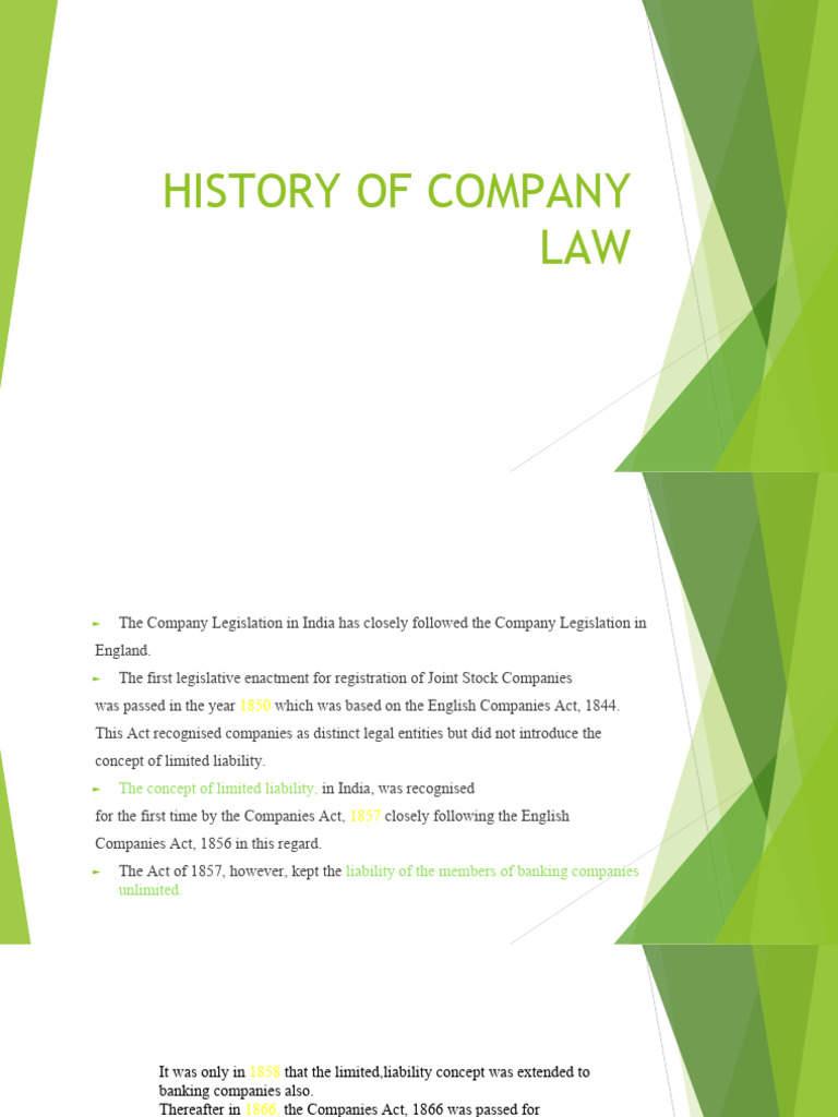 Company Law | PDF | Legal Liability | Companies