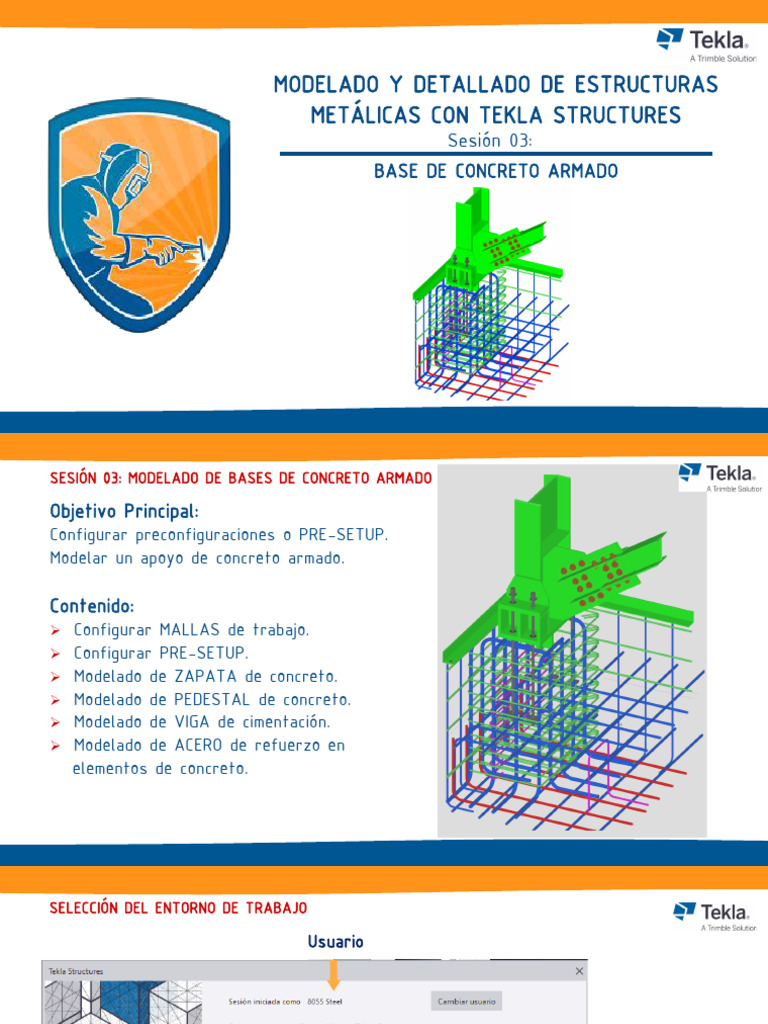 DETALLADO DE ESTRUCTURAS METALICAS CON TEKLA STRUCTURES | PDF