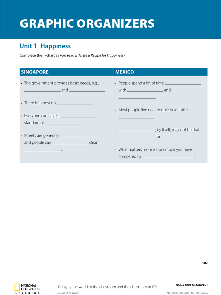 Pathways RW Level 2 Graphic Organizer | PDF | Venom | Memory