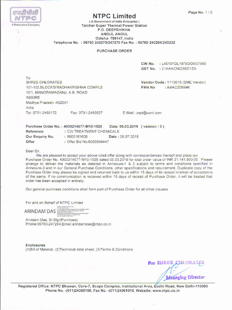 Purchase Orders | PDF