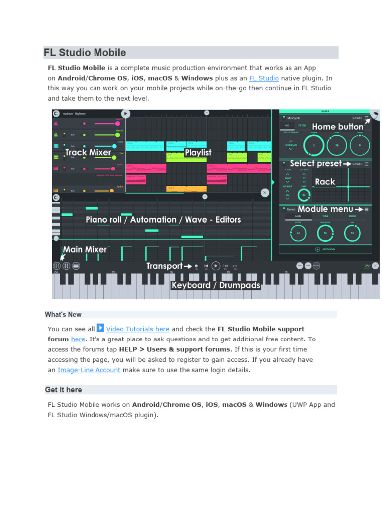 FL Studio Mobile | PDF | Equalization (Audio) | Music Technology